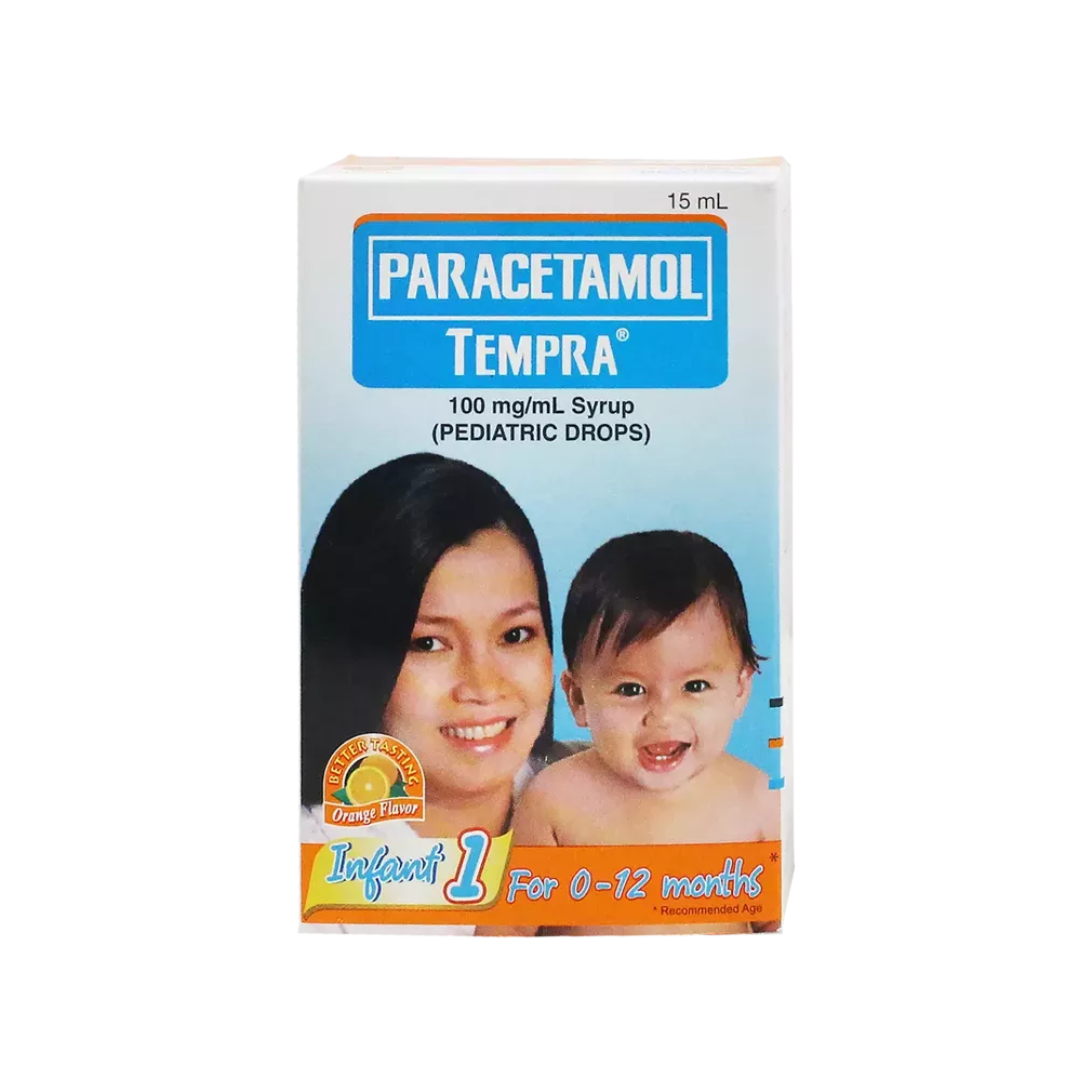 TEMPRA Paracetamol 100mg / mL Syrup (Pediatric Drops) 15mL Orange price ...